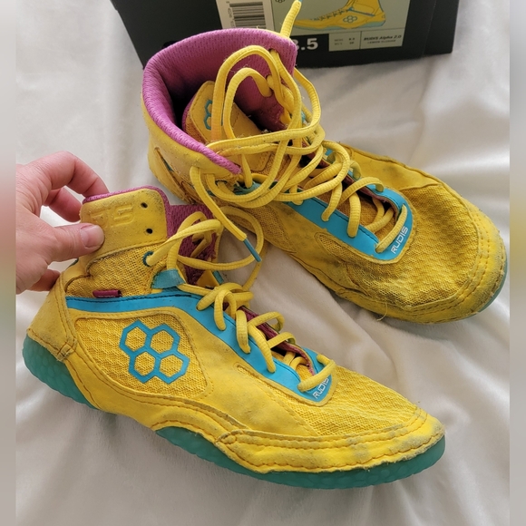 RUDIS | Shoes | Rudis Alpha 2 Lemon Slushie Wrestling Shoe Size 85 ...